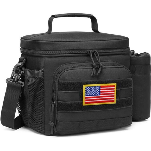 Bags | Tactical Lunch Box For Men 12l Lunch Bag Leakproof Cooler Black ...